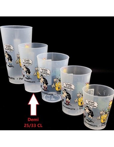 Gobelet personnalisable 25/33cl Demi Eco-gobelets